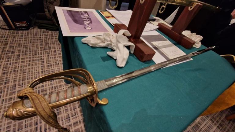 Rare sword made for Major General Yeatman-Biggs visit the Lodge ...
